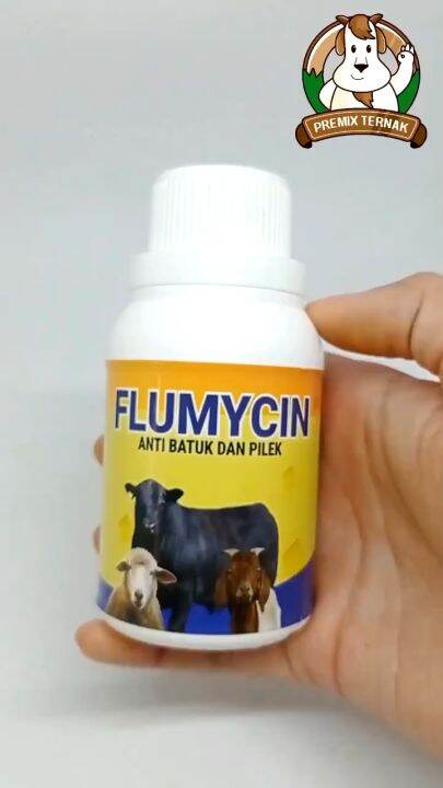 FLUMYCIN 100ml - Obat Flu Batuk Pilek Pneumonia Ampuh untuk ternak sapi ...
