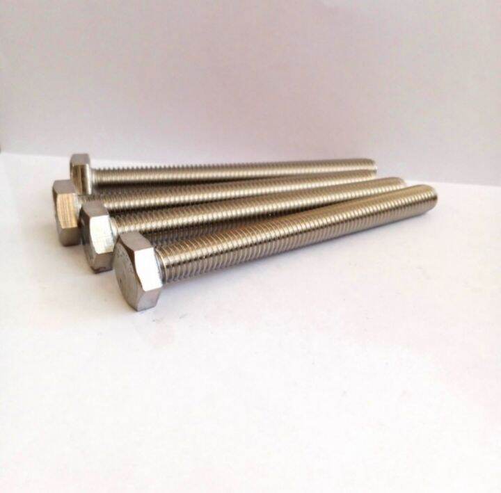 BAUT HEX BOLT M8 x 100 BAUT HEXA HEAD DRAT 8MM SS 304 ANTI HEXAGON | Lazada Indonesia