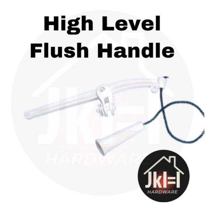 [Ready Stock] Flush Handle With Nylon Rope For High Level Cistern ...