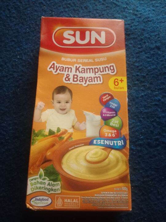 Sun bubur bayi ayam kampung dan bayam 6 bulan keatas | Lazada Indonesia