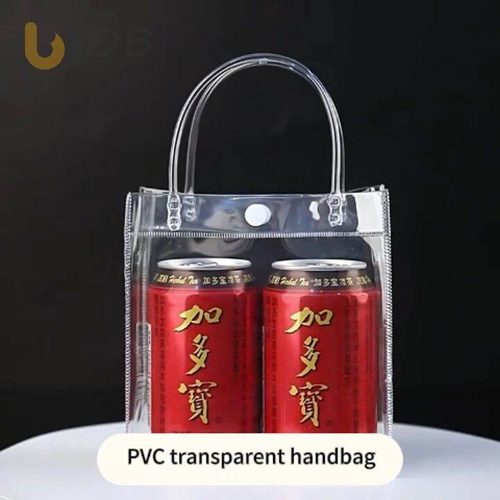 PVC Transparent Handbag Gift Plastic Bag Gift Packaging Bag Shopping ...
