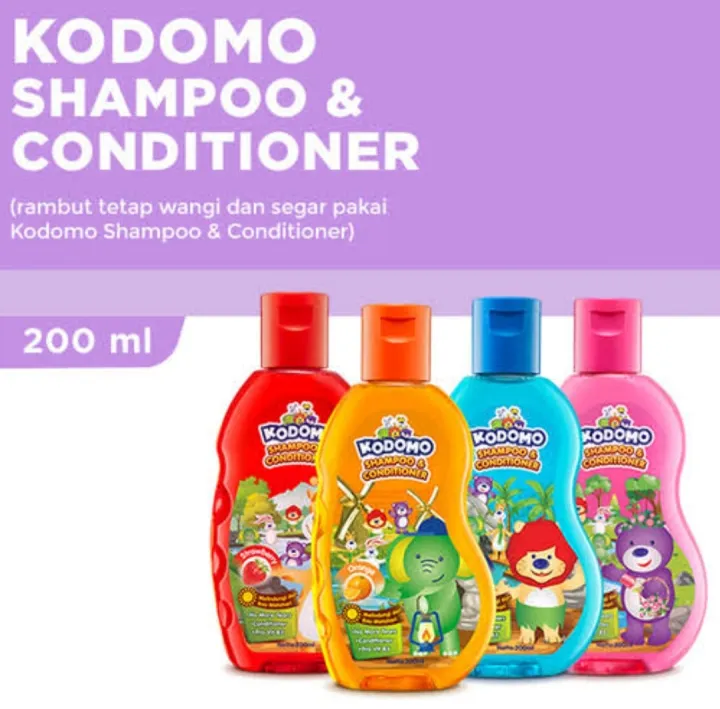 Kodomo Shampoo & Conditioner Sampo Anak 200ml | Lazada Indonesia