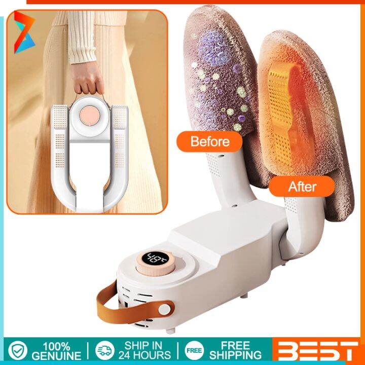 Japan 360° Style UV Sterilization Shoe Dryer with Timer Fold Deodorize ...