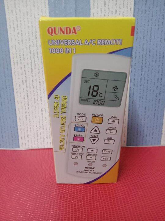Qunda Universal Aircon Remote (1000 in 1) | Lazada PH