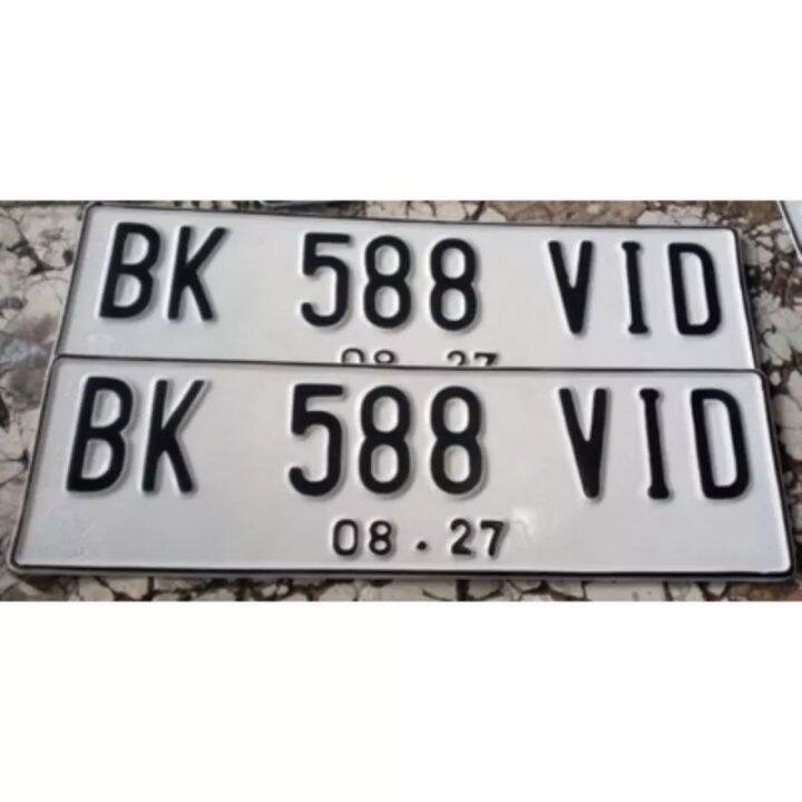 CUSTOM PLAT NOMOR MOBIL STANDAR SAMSAT | Lazada Indonesia