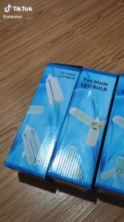 LED Foldable Fan Blade Angle Adjustable Light Bulb 45w | Lazada PH
