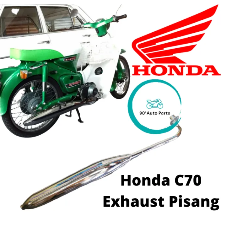 HONDA C70 LAMPU BULAT EXHAUST PIPE EZOZ PIPE PISANG THAILAND | Lazada