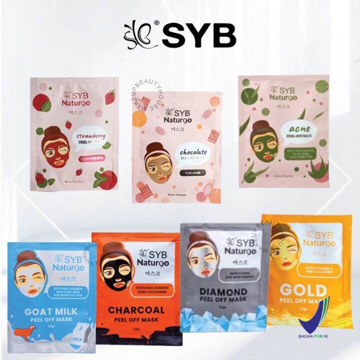 SYB Naturgo Peel Off Mask 10gr | NATURGO Masker Wajah Peel Off Sachet ...