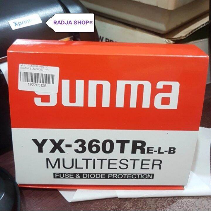 MULTI TESTER / MULTITESTER ANALOG / MANUAL SUNMA YX-360TR E-O-B ...