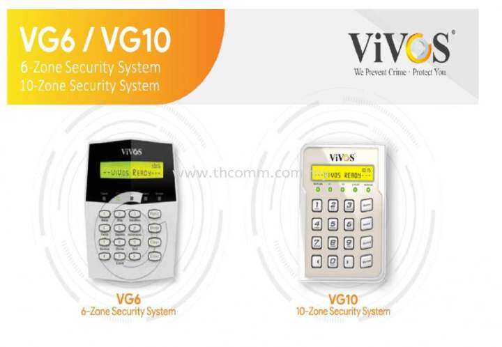 ViVOS alarm LCD Keypad V6 or V10 model. | Lazada