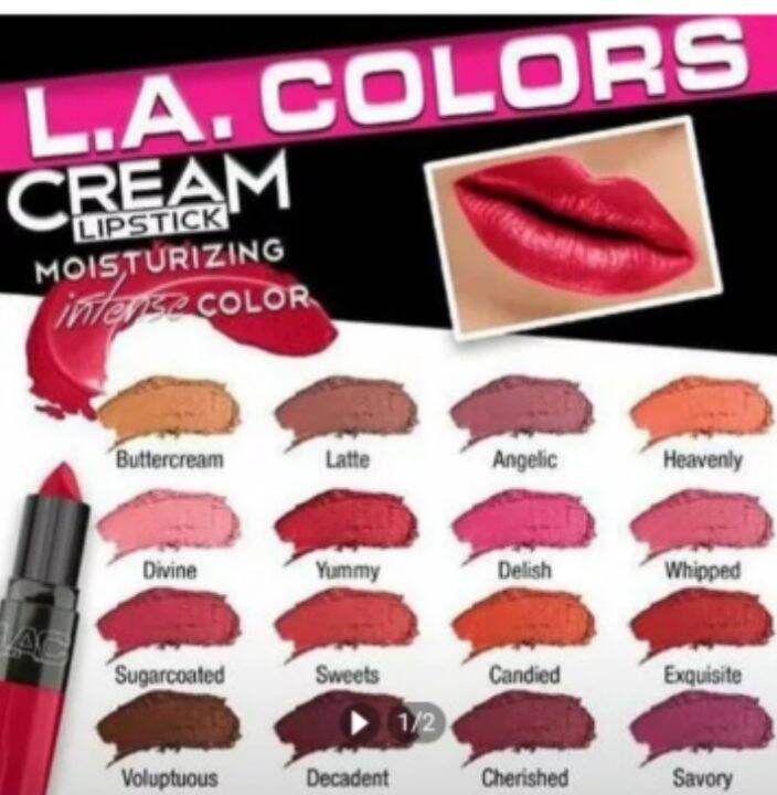 Factory Defect LA Colors Auntentic Moisture Cream Lipstick | Lazada PH