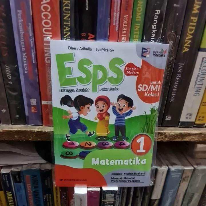 Esps Matematika Kelas 1 SD Kurikulum Merdeka Erlangga | Lazada Indonesia