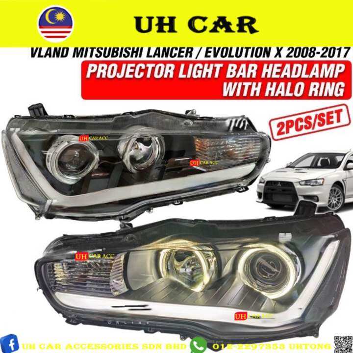(VLAND) Mitsubishi Lancer / Evolution X / Proton Inspira 2008-2017 Led ...