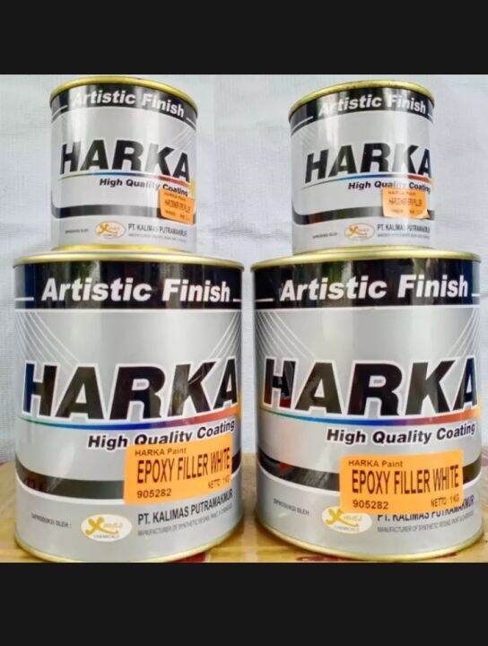 Epoxy Filler White Harka Primer Dasar Putih 1 kg Epoksi Harka | Lazada ...