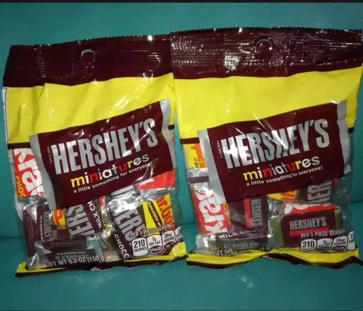 Sale! Hersheys Miniatures 150g Bundle Pack by 2s | Lazada PH
