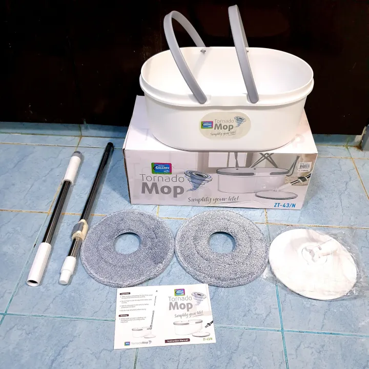 NEW NEW GALLERY TORNADO MOP Round white only! | Lazada PH