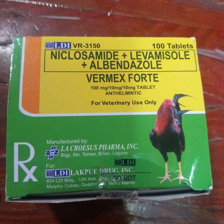 VERMEX FORTE 100 TABLET | Lazada PH