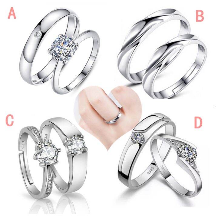 Wedding Props Girls Multiple Random Combination Diamond Ring | Lazada