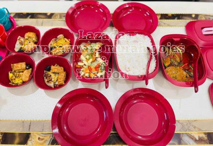 TUPPERWARE SERVING SET WITH GIFT BOX | Lazada