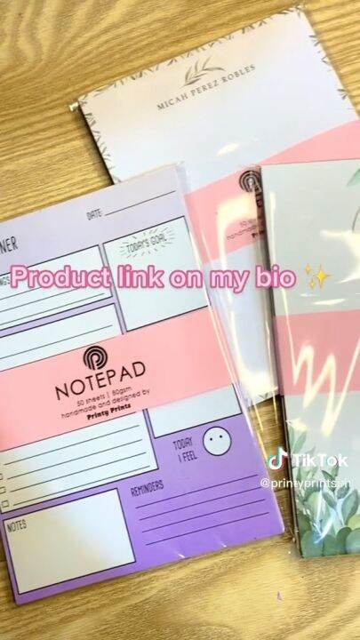 Personalized Notepad with Names for School | Office etc | Lazada PH