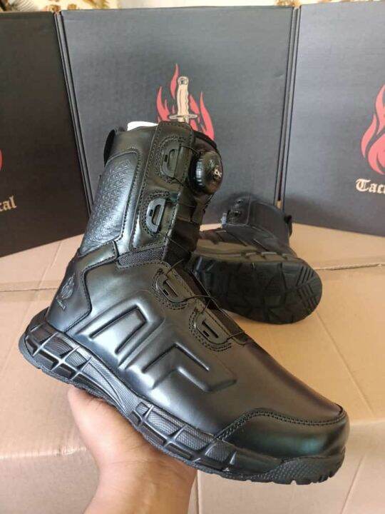 sepatu pdl tni polri model tali putar centurion asli | Lazada Indonesia