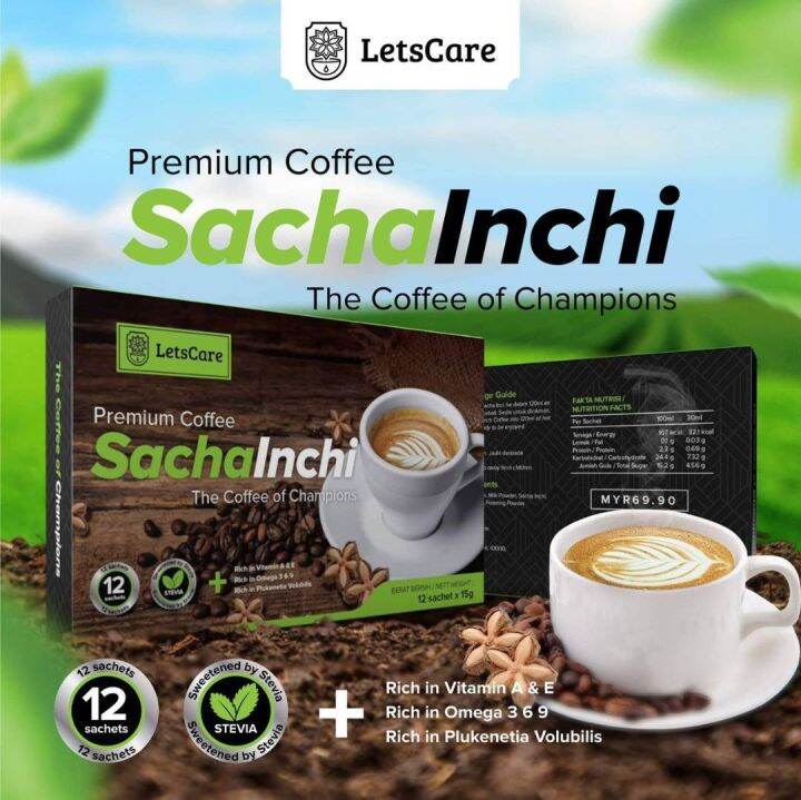 KOPI SACHA INCHI LetsCare - Kopi Premium dengan Ramuan Sacha Inchi ...