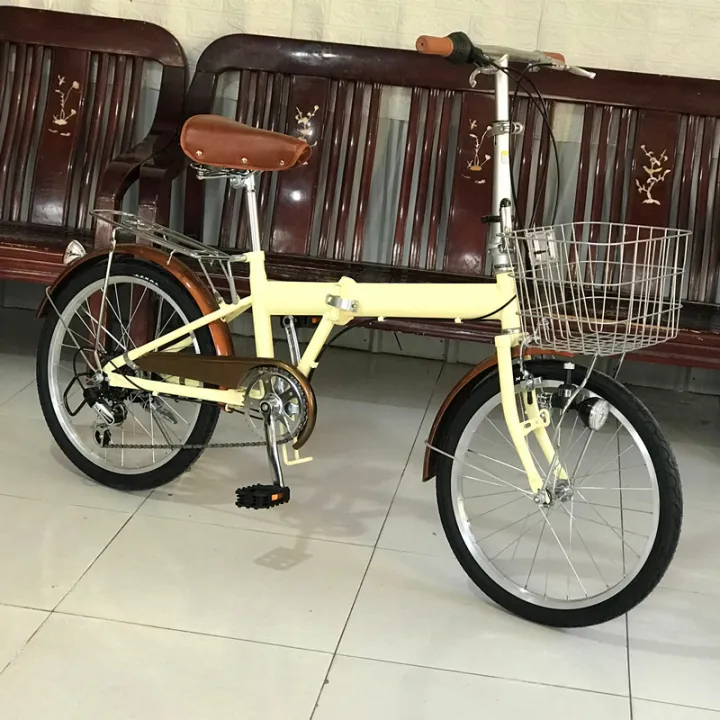 Kilov Exported Japanese Bicycle 20-Inch Folding Bicycle Retro Variable ...