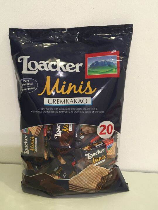 LOACKER Minis Crispy Wafer Cremkakao 20’s X 10g(200g) | Lazada