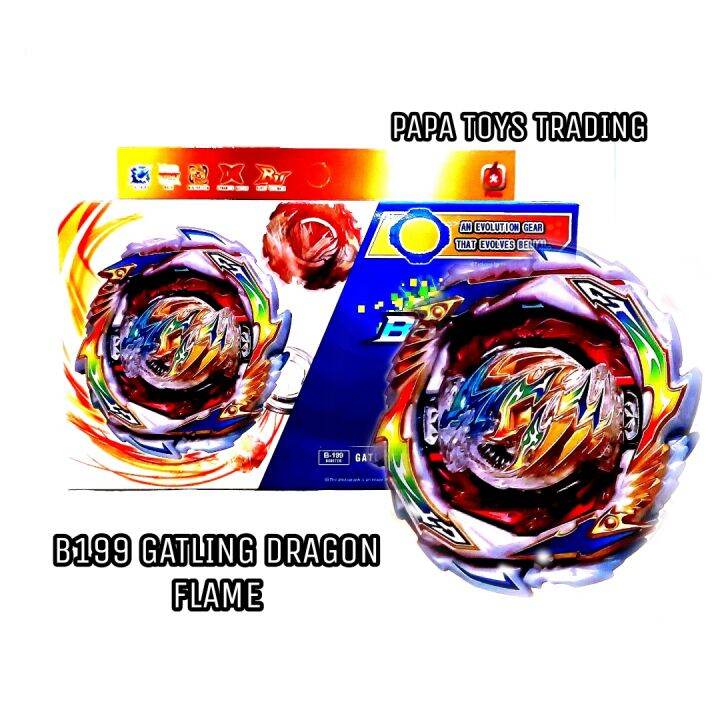 Beyblade B199 Gatling Dragon Flame High Quality | Lazada