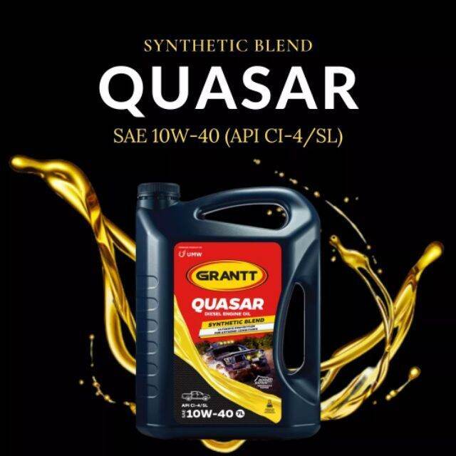 GRANTT QUASAR 10W-40 SYNTHETIC 7L DIESEL ENGINE OIL 4X4 OFF ROAD MOTOR ...