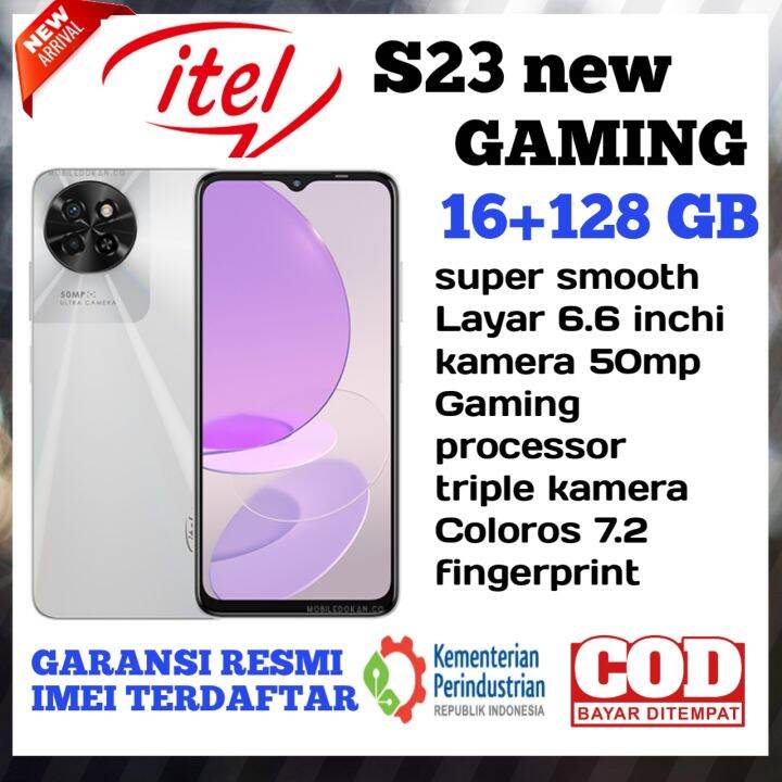 infinix itel S23 Ram 16+128 GB garansi resmi itel 1 tahun | Lazada ...
