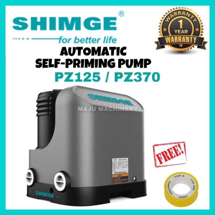 SHIMGE Automatic Self Priming Water Pump SUPER SILENT | PZ125 & PZ370 ...