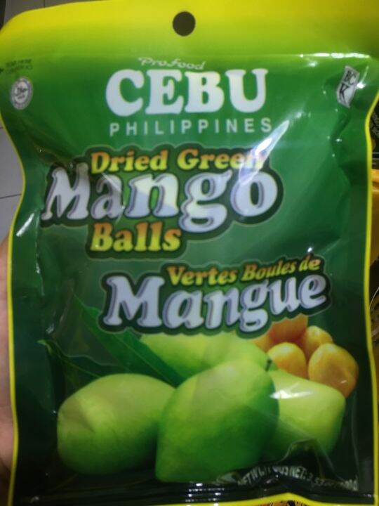 Cebu Dried green mango balls 100g | Lazada PH