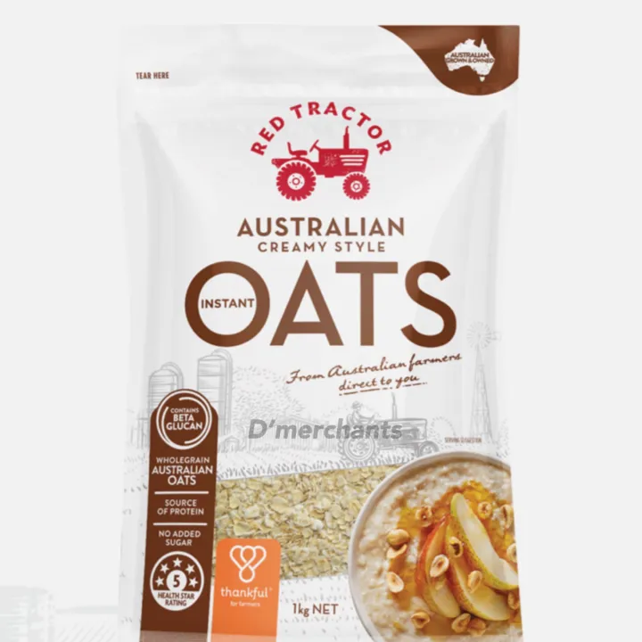 RED TRACTOR AUSTRALIAN INSTANT OATS | 1KG | Lazada