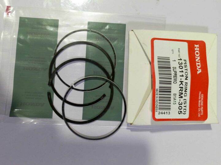 Honda genuine supremo/xr150/xr125/tmx150 piston ring (std,) | Lazada PH