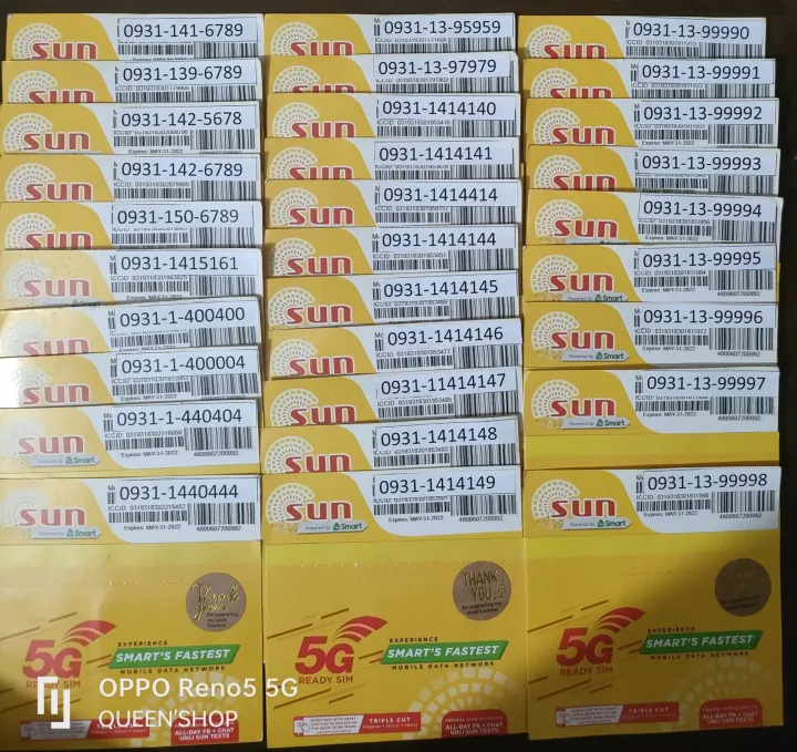 SUN 5G VANITY /RARE / GOOD NUMBERS | Lazada PH