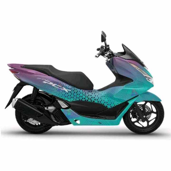 decal full body pcx 160 sticker variasi,steipping decal terbaru(warna ...