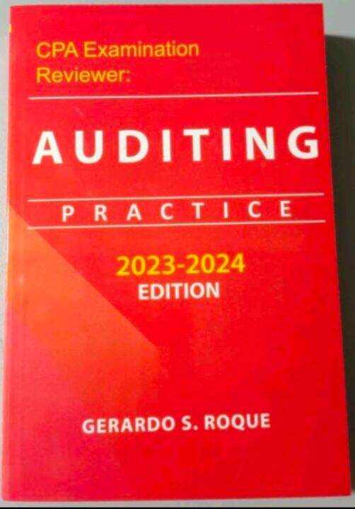AUDITING PRACTICE 2023-2024 ed.by Roque | Lazada PH