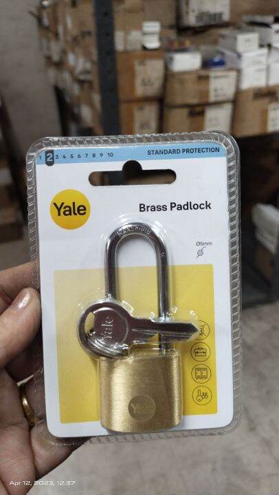 Yale outdoor padlock classic long shackle #Y110B/30/147/1 30mm | Lazada PH