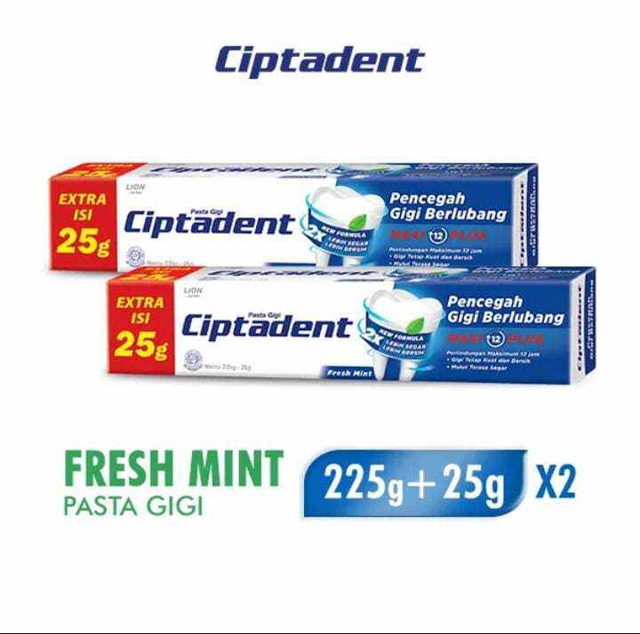 Ciptadent pasta gigi ukuran 225+25g | Lazada Indonesia