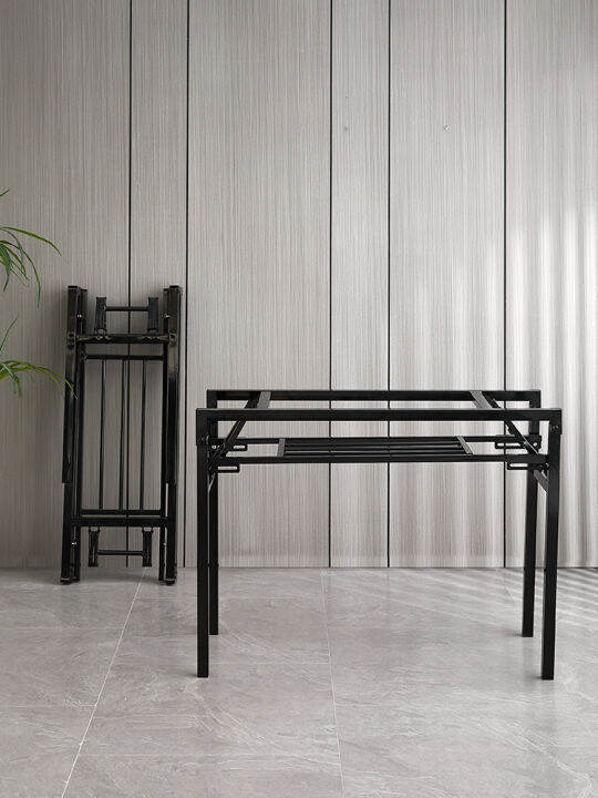 Simple Folding Table Base Support Folding Table Legs Iron Bracket Table ...