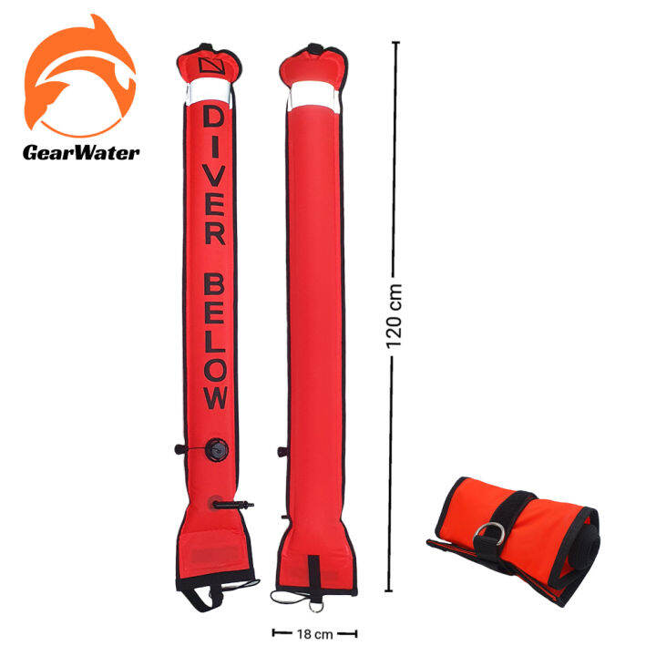 Scuba Diving SMB (Surface Marker Buoy) แบบ Open End ใช้สำหรับบอกตำแหน่ง ...