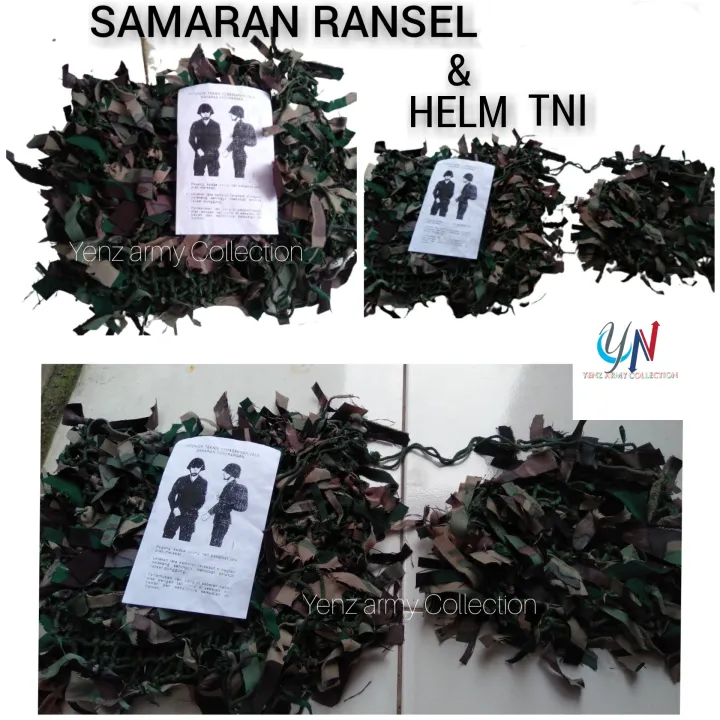 Samaran ransel dan helm tni | Lazada Indonesia