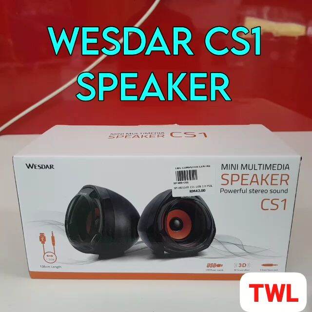 Wesdar CS1 USB 2.0 3D Sound Effect Speaker | Lazada