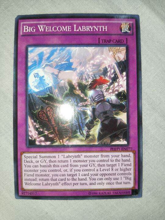 Big Welcome Labyrinth (Class A) Yu-Gi-Oh Trading Card Game | Lazada PH