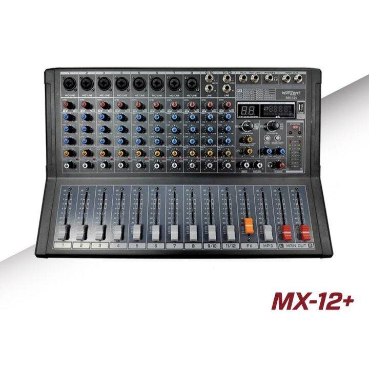 Konzert MX-12+ 12 Channel Professional Mixer | Lazada PH