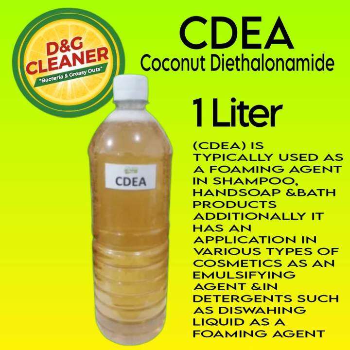 D&G Cleaner 1Liter CDEA Coco Diethanolamide FOAM BOOOSTER For ...