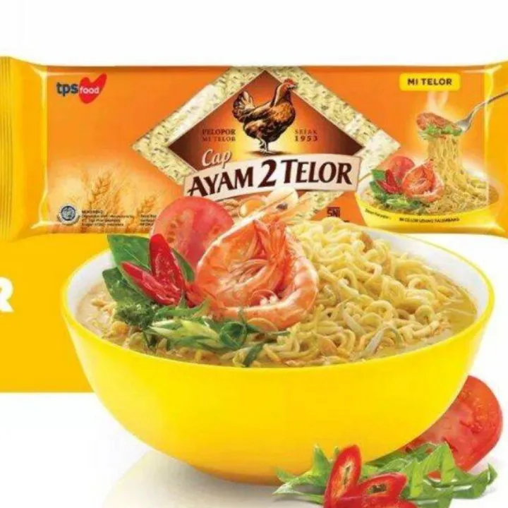 Mie ayam 2 telor reguler 200gr | Lazada Indonesia