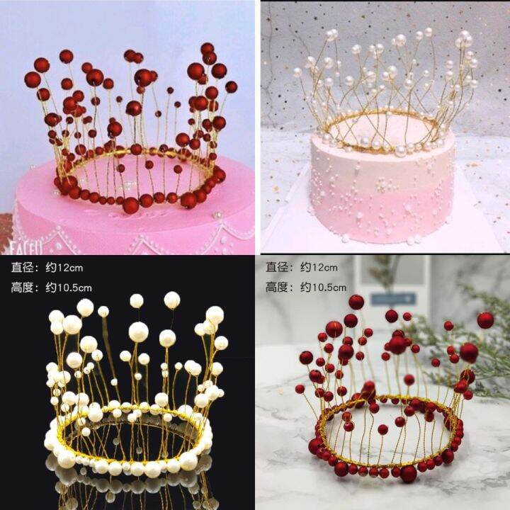 Pearl crown topper mahkota mutiara | Lazada Indonesia