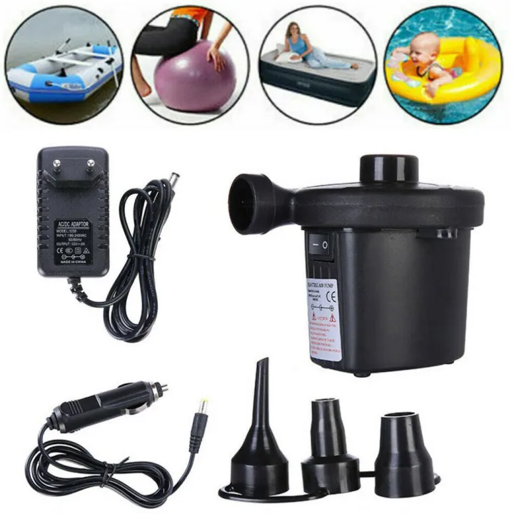 WM Portable Electric Air Pump On sale Home Quick inflation Inflate Deflate for Air Mattress ...